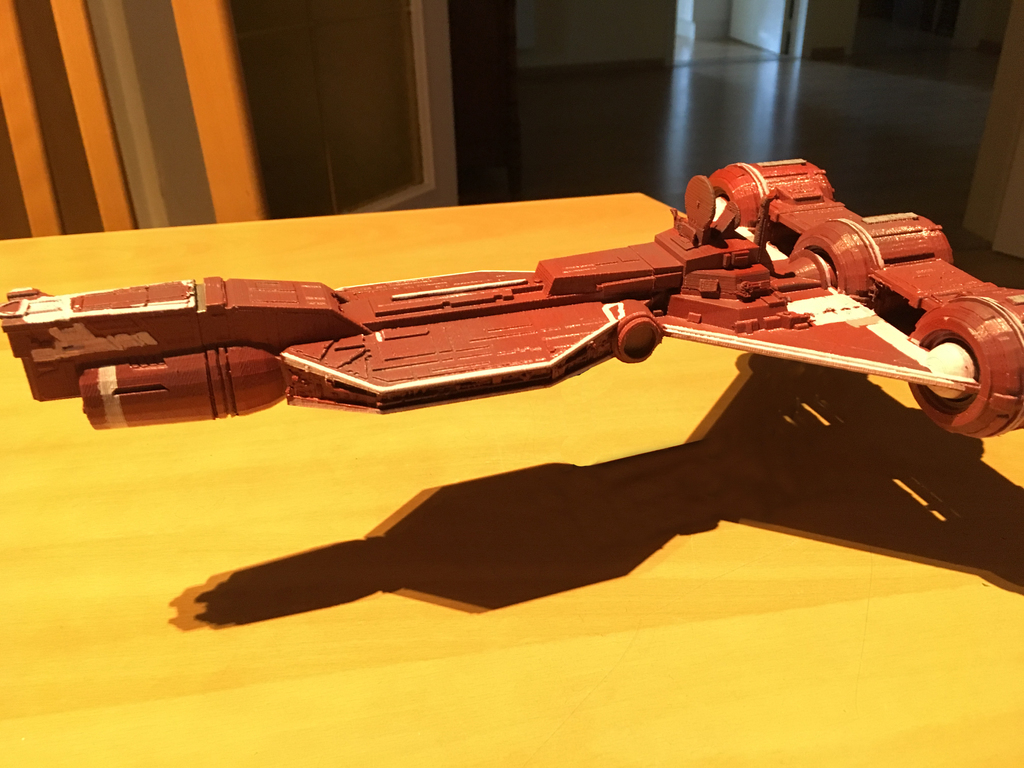 ⭐ Republic Cruiser from Star Wars TPM・Free 3D File for ・Cults