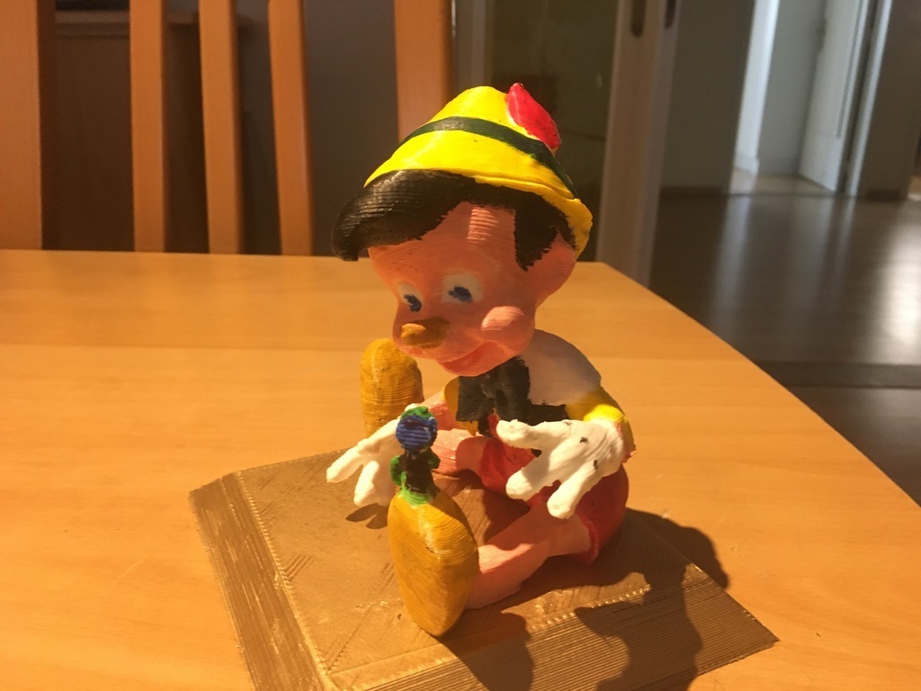 👥 Pinocchio Statue・Free 3D File for ・Cults