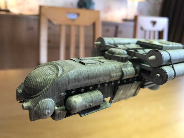 🚢 "'Plumbers Ship" aka Fourtube Ship from Battlestar Galactica ragtag ...