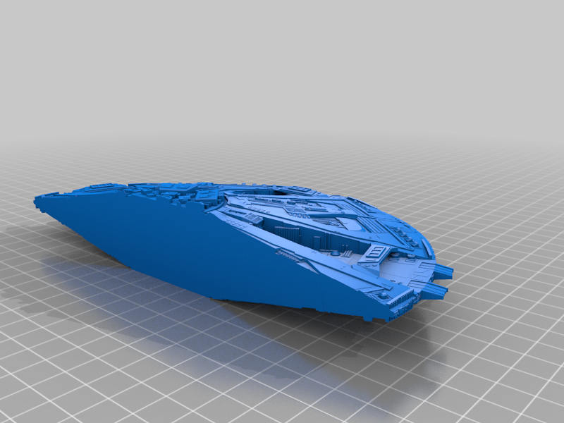 🎲 Cylon Basestar (from Battlestar Galactica TOS)・Free STL File for 3D ...