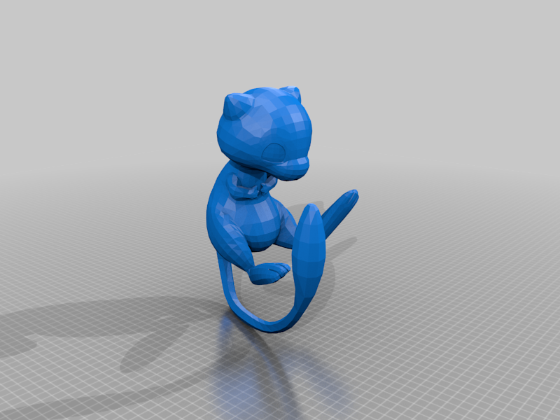 Free 3D file Mew model 🐉 ・3D printing design to download・Cults