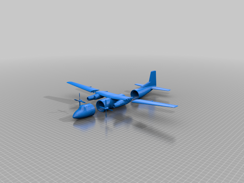 Free 3D file Handley Page Dart Herald 1-72 Scale 📄・3D printing template ...