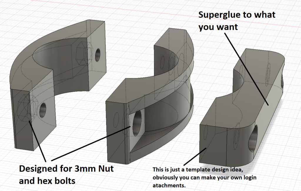 Free 3D file Designed for plumbing pole furniture 3/4 or 21mm poles 🧑‍🔧 ...