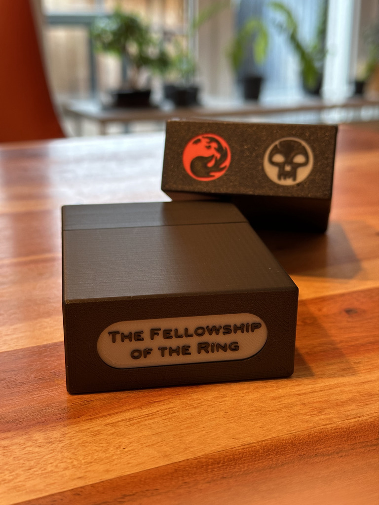 Free 3D file Slim Deck Box for Magic the Gathering with a Hinge 📦・3D ...