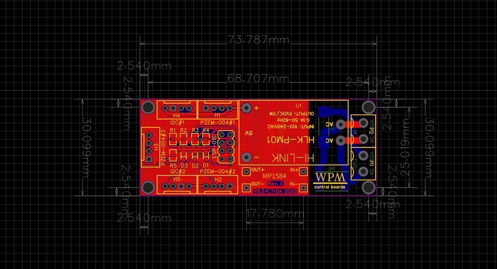 🧑‍🔧 PZEM-004 DIN rail mounted power monitoring unit・Free 3D File for ・Cults