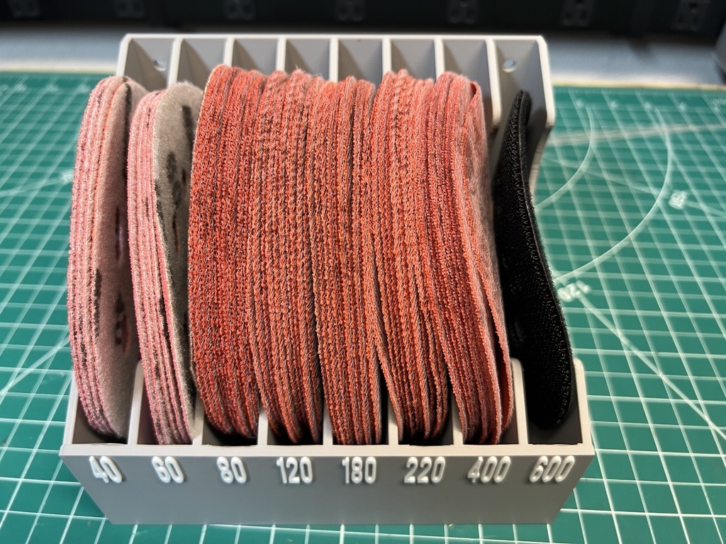 Free 3D file 5 inch sanding disc holder with grit labels 🏢 ・Design to ...