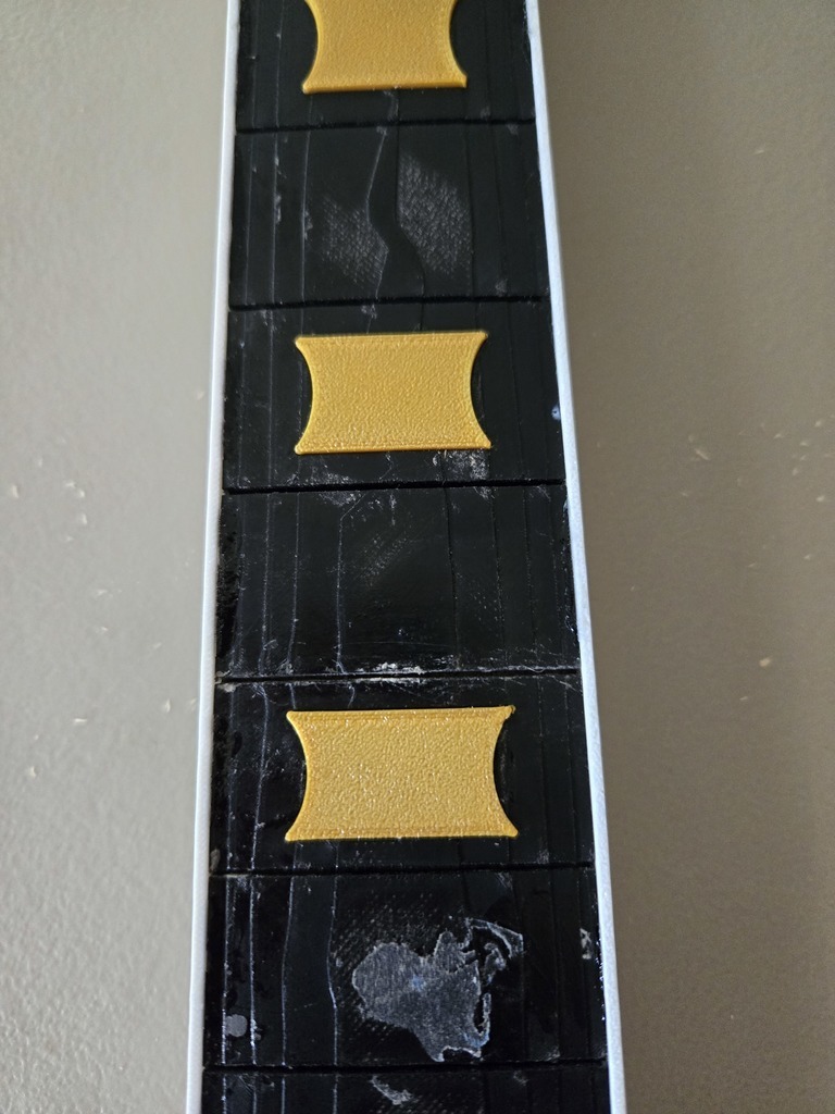 🎸 3D printed guitar fretboard 25.5 scale・Free 3D File for ・Cults