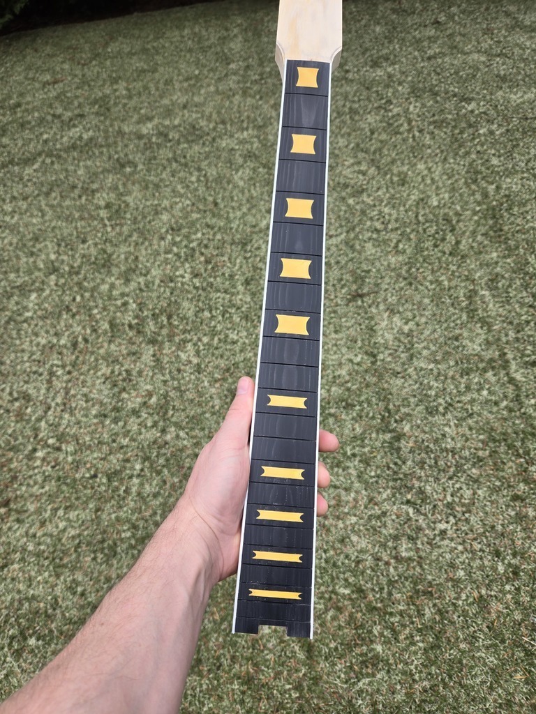 Free 3D file 3D printed guitar fretboard 25.5 scale 🎸 ・3D printing ...