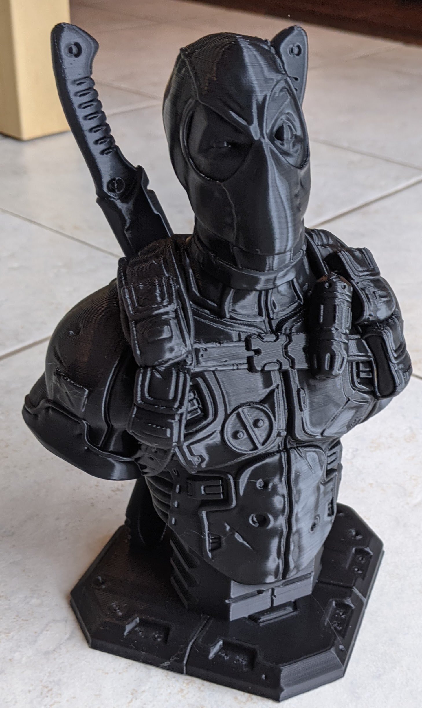 3D printing Deadpool bust (Remastered Supportless Edition) (fan art)・Cults
