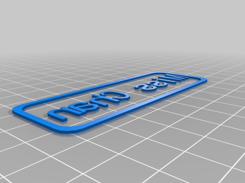 Free 3D file Miss Chan Name Tag 🚩 ・Model to download and 3D print・Cults