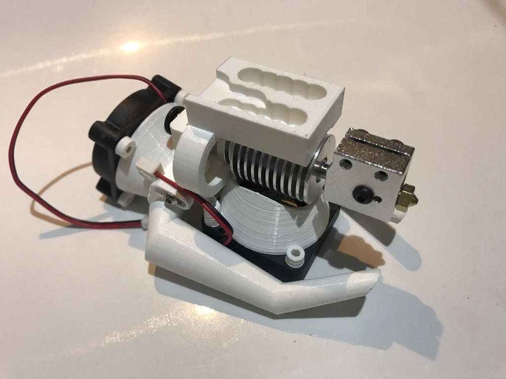 🌋 E3D v6 Hotend mount for Creality CR7, CR8, CR10. Support standard and Volcano heatblock・Free ...