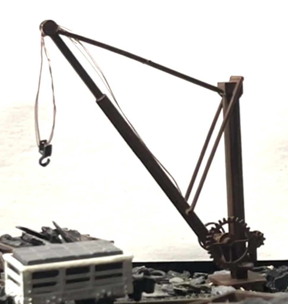 STL-Datei Freiberuflicher Kran im Maßstab OO9/009/OO/HO 🎲 ・3D-Drucker ...