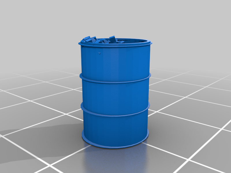 🥛 Clutter (Barrel, milk churn, trunks, brazier and crate)・Free 3D File ...