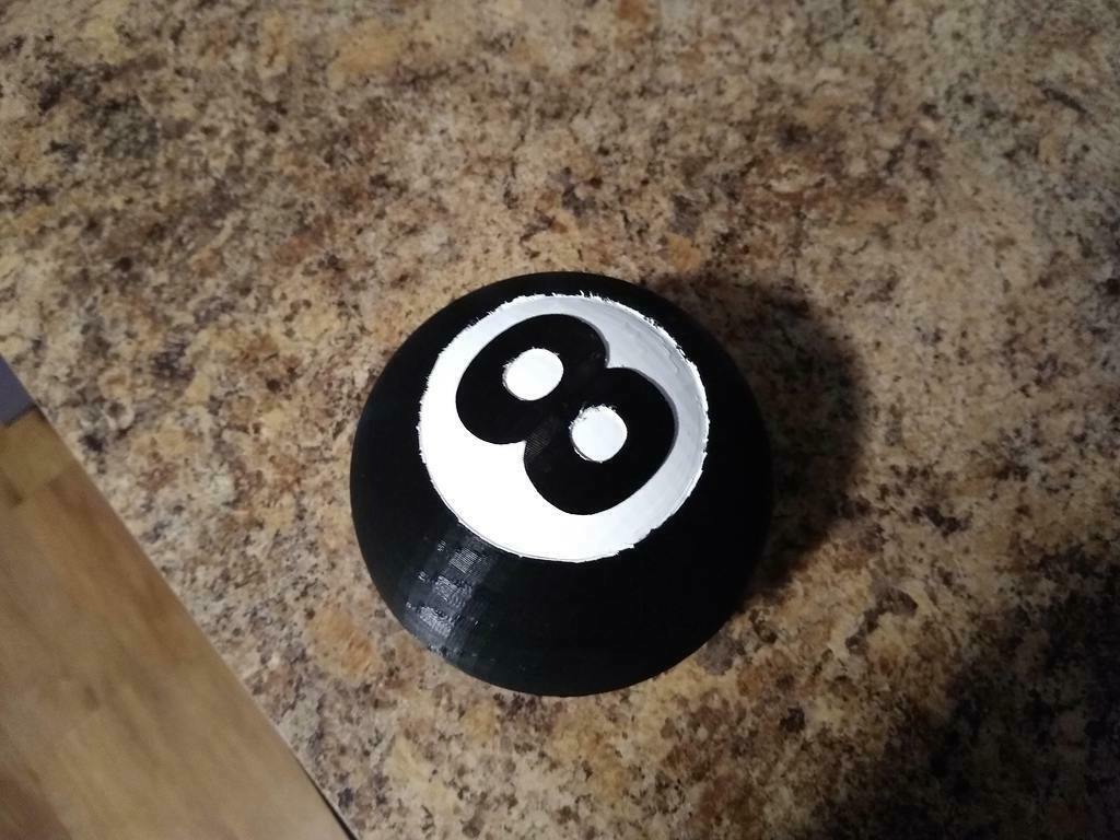 Free 3D file Digital Magic 8 Ball (re-Mix) 🪄 ・3D printing idea to ...