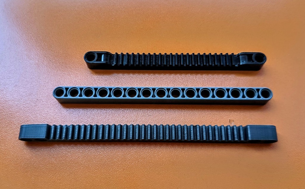 ⚙️ Lego Technic gear rack 17 and 22・Free 3D File for ・Cults