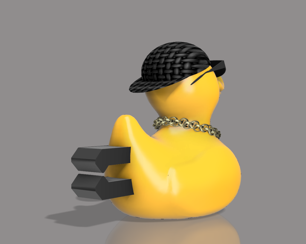 🚗 Gangsta ducky for car AC grill・Free 3D File for ・Cults