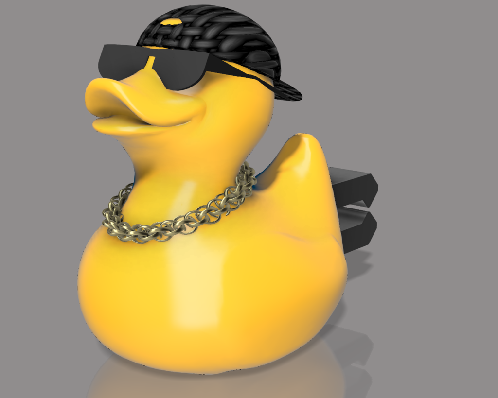 🚗 Gangsta ducky for car AC grill・Free 3D File for ・Cults