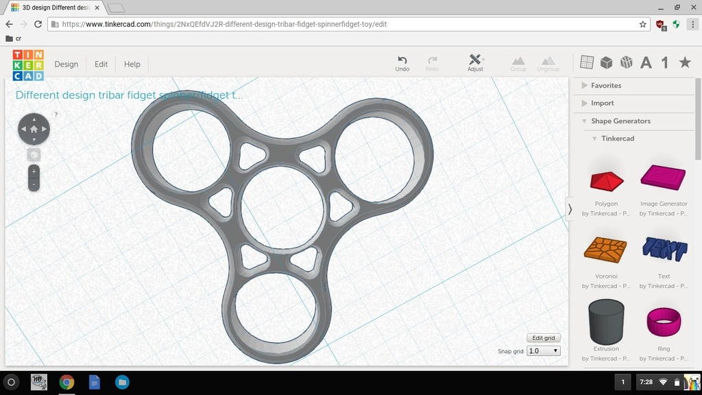 Free 3D file Different design tribar fidget toy/spinner 👌 ・3D printable ...