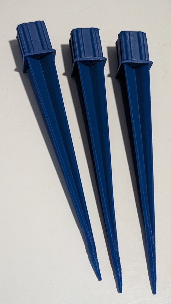 Free 3D file Square Ground Spike for Lowe's Landscape Lights 🟪 ・3D ...