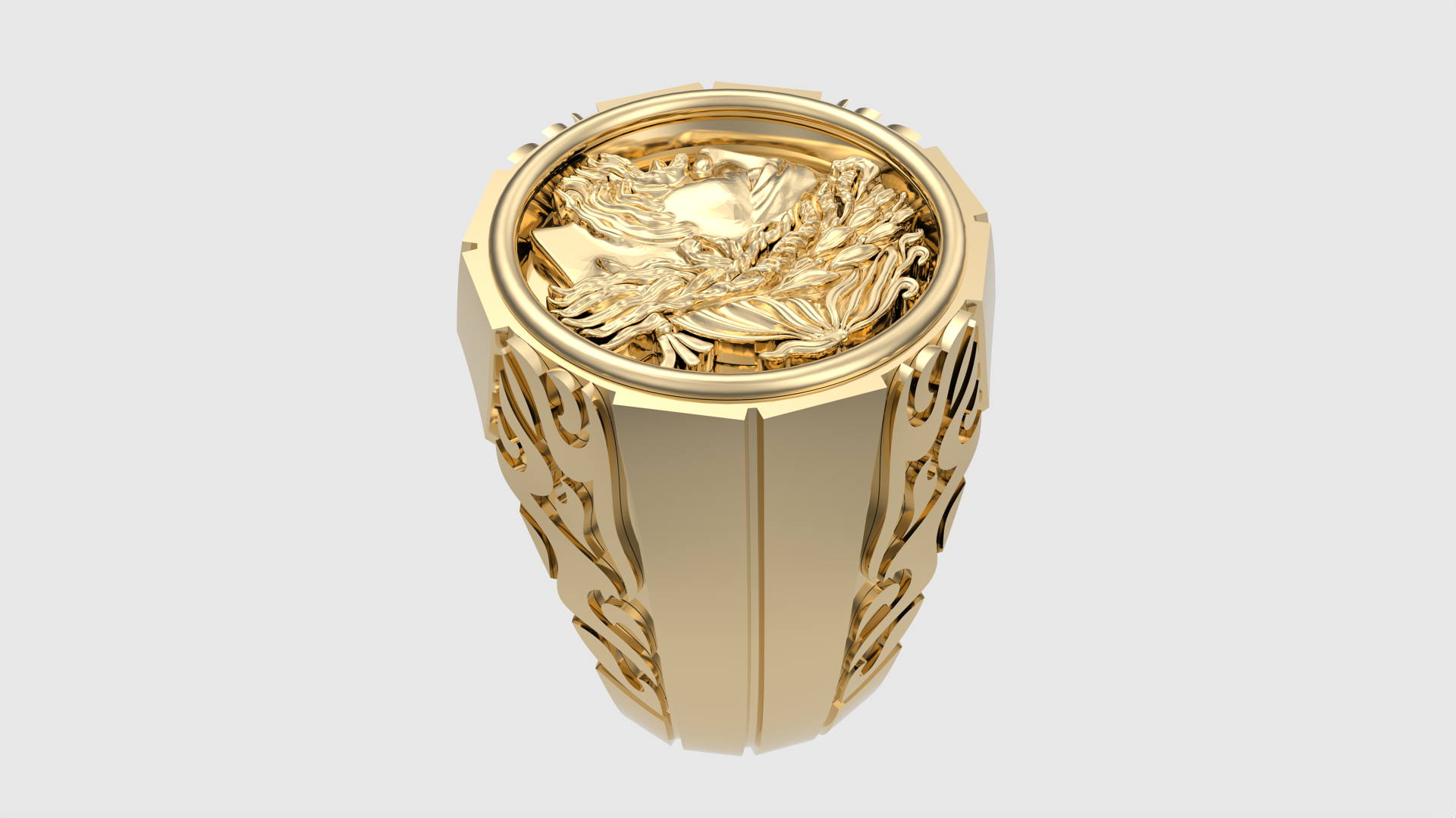 Archivo 3D Ancient Greek Zeus Ring 3D print 🏛️ ・Plan de impresión en 3D ...