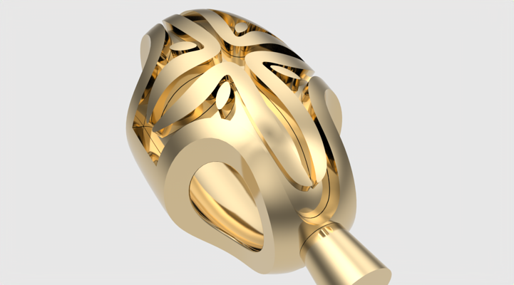 3D file Intricate Chain Link with Pattern 3D print 🔗 ・3D printing ...