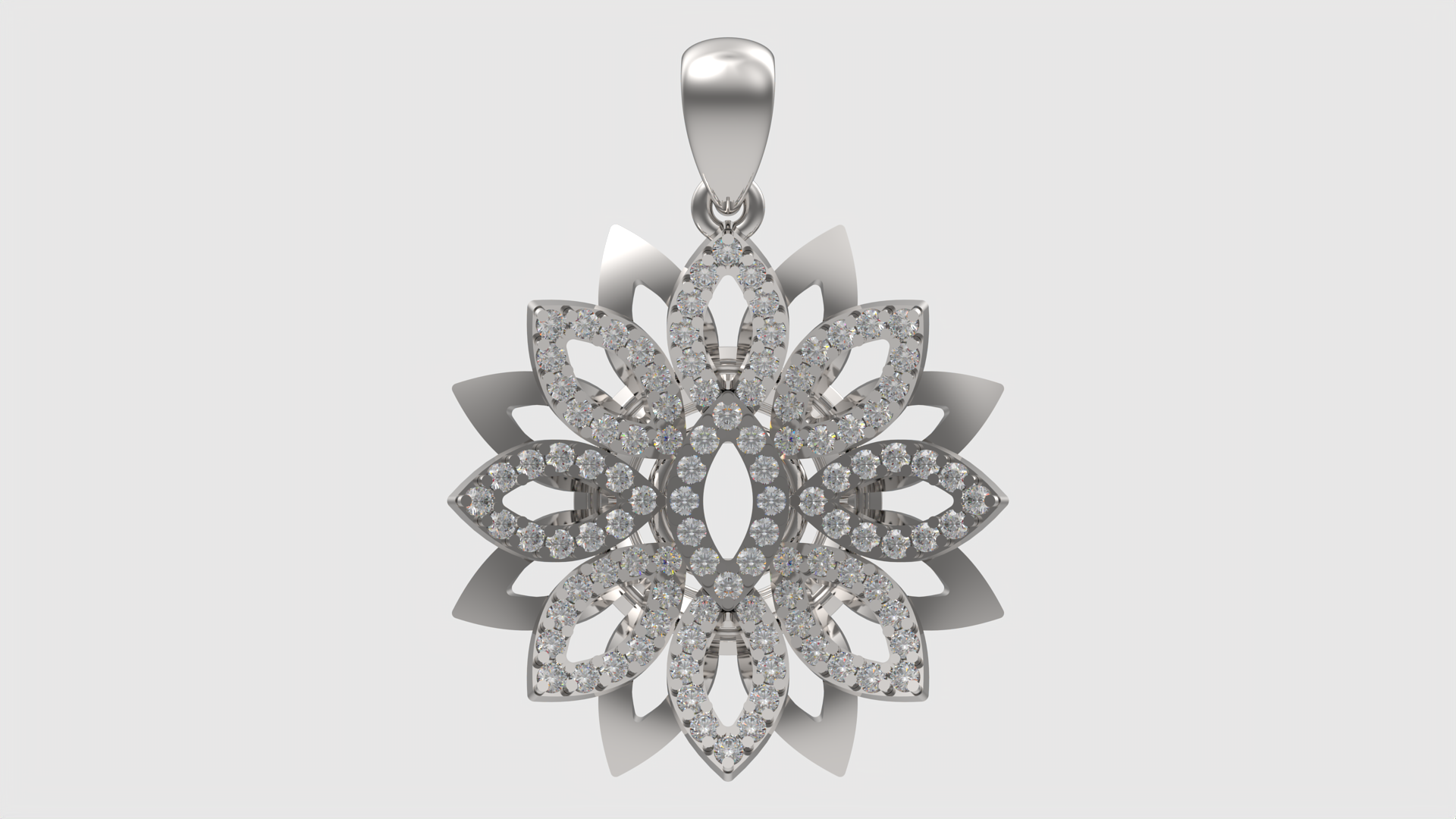 3D file Intricate Floral Pendant 3D print 📌 ・3D printer design to ...