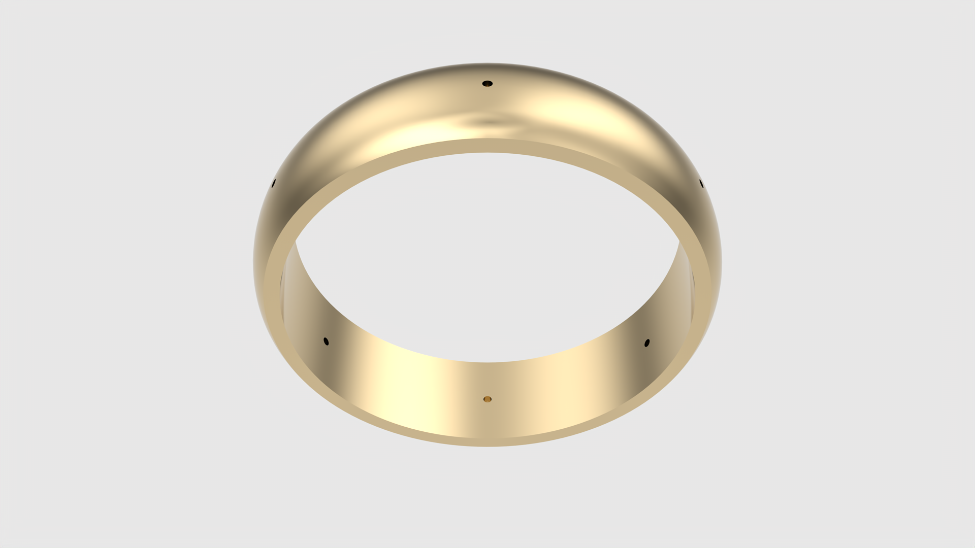3D file Classic Dome Band Ring 3D print 💍 ・3D printing template to ...