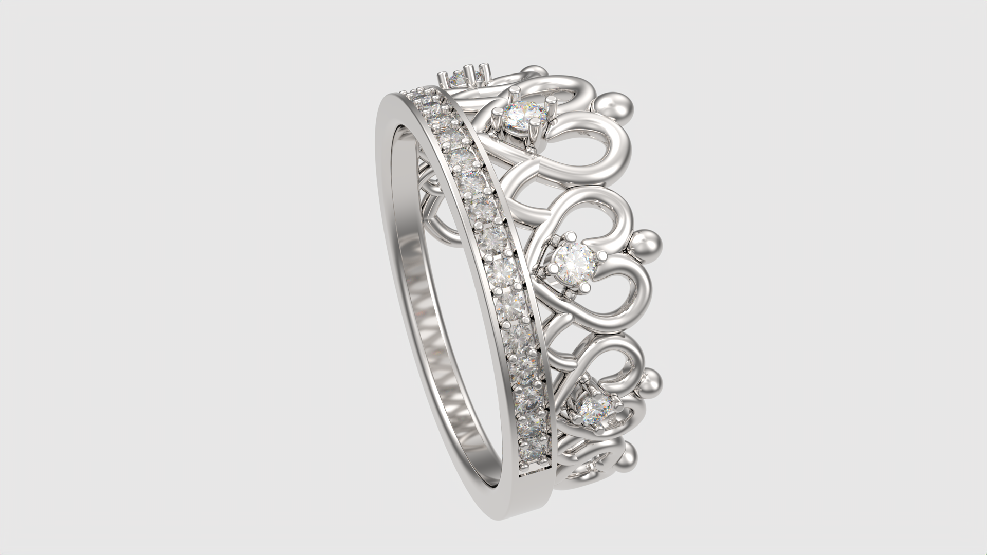 3D file Regal Crown-Inspired Ring 3D print 💍 ・3D printer model to ...