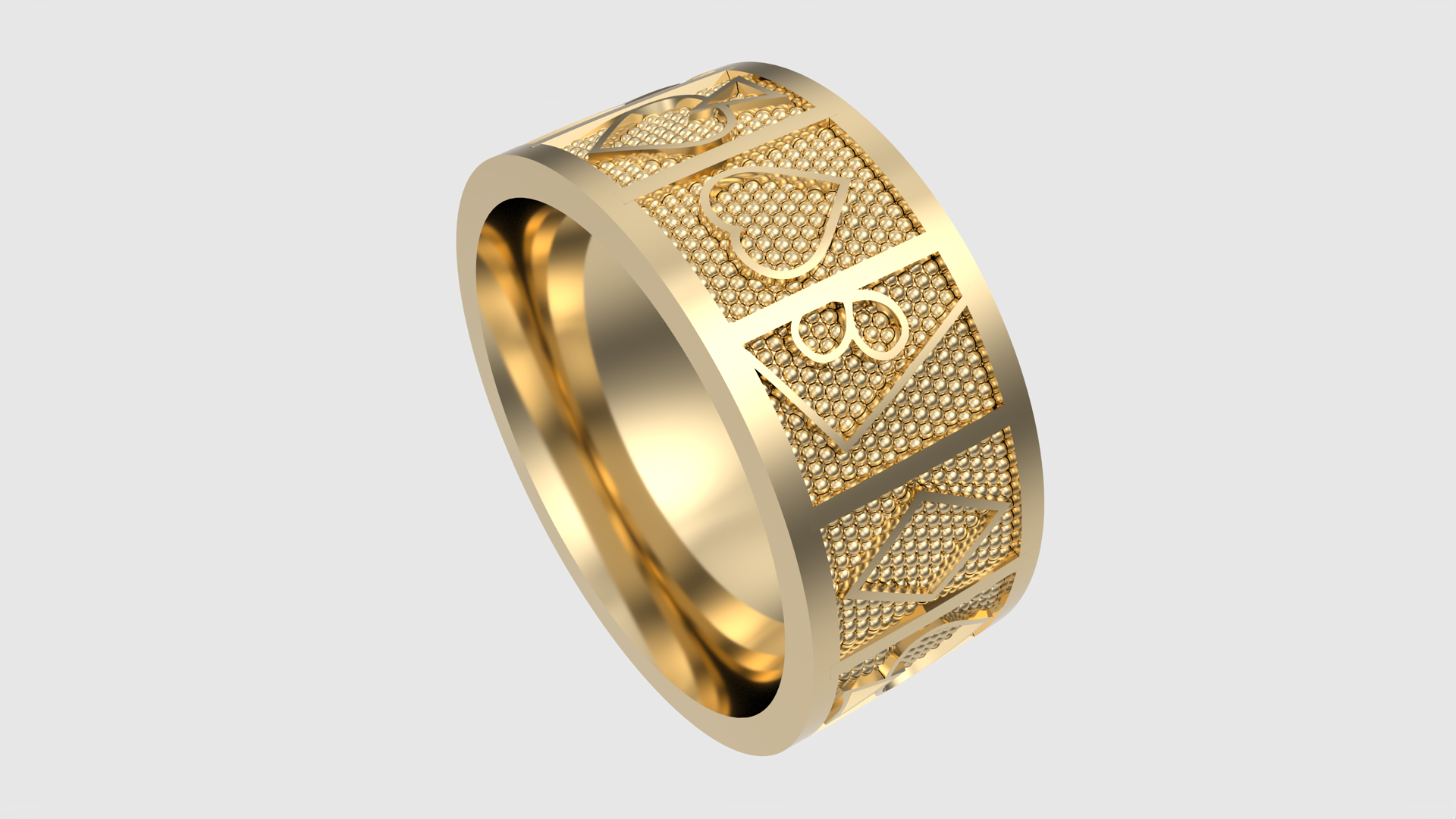 3D file Poker Card Suit Ring 3D print 🃏 ・3D printer design to download ...