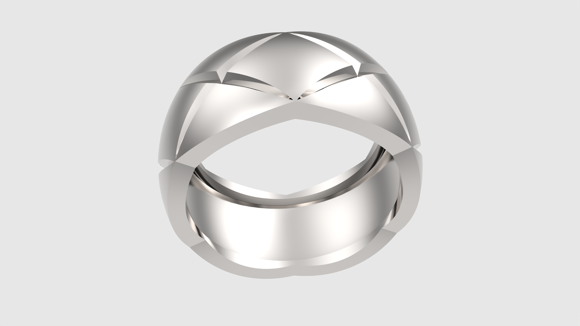 3D file Geometric Pattern Band Ring 3D print 💍 ・3D printable model to ...