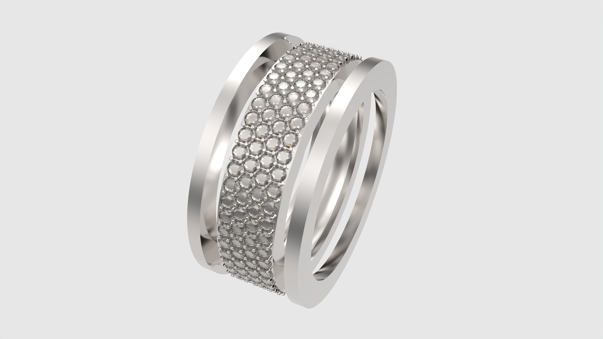 3D file Modern Wide Band Ring 3D print 💍 ・Model to download and 3D ...