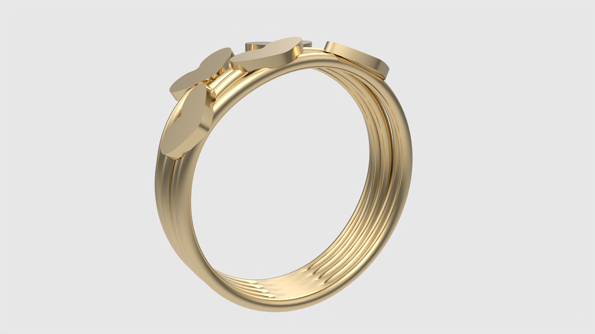 3D file Tiny Simple Heart Ring 3D print 💜 ・3D printable model to ...