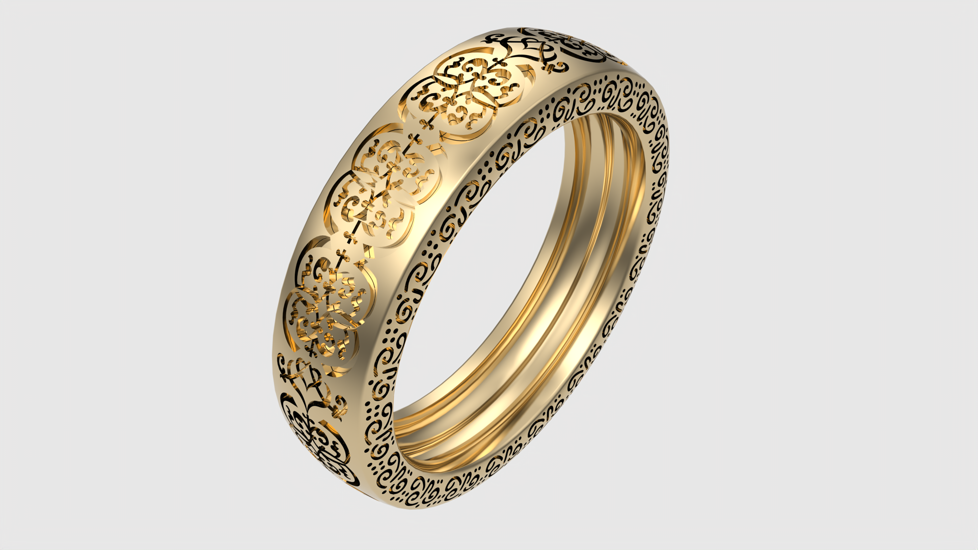 3D file Delicate Weave Pattern Ring 3D print 💍 ・3D printing idea to ...