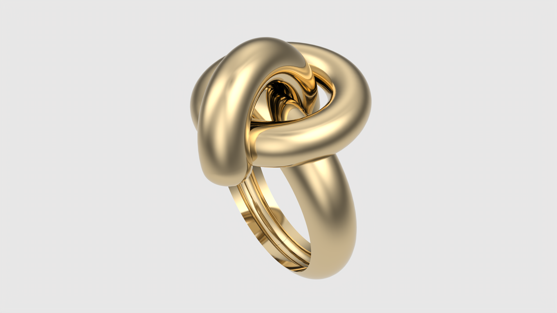 3D file Knot Signet Ring 3D print 🪢 ・3D printable model to download・Cults