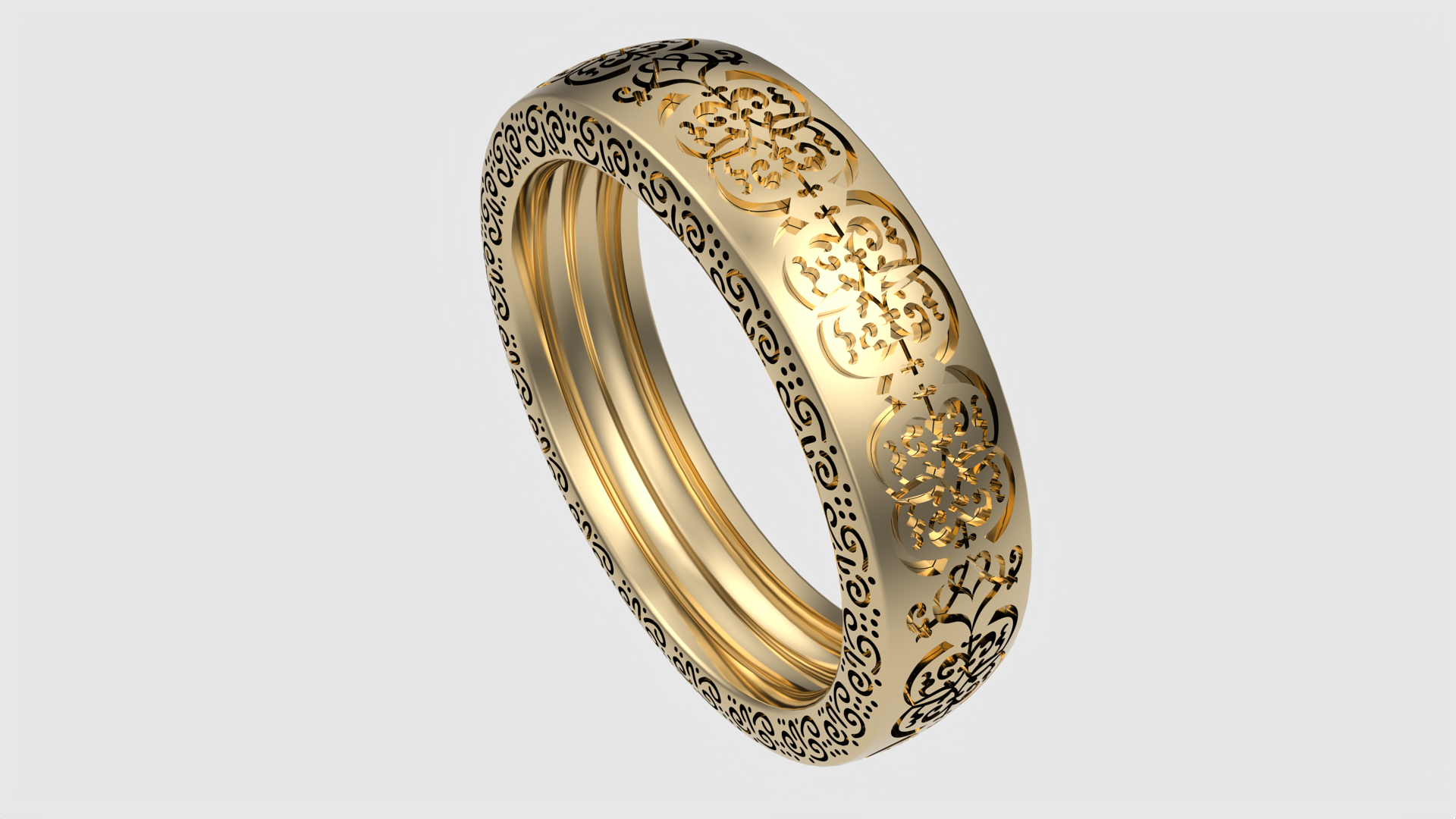 3D file Delicate Weave Pattern Ring 3D print 💍 ・3D printing idea to ...