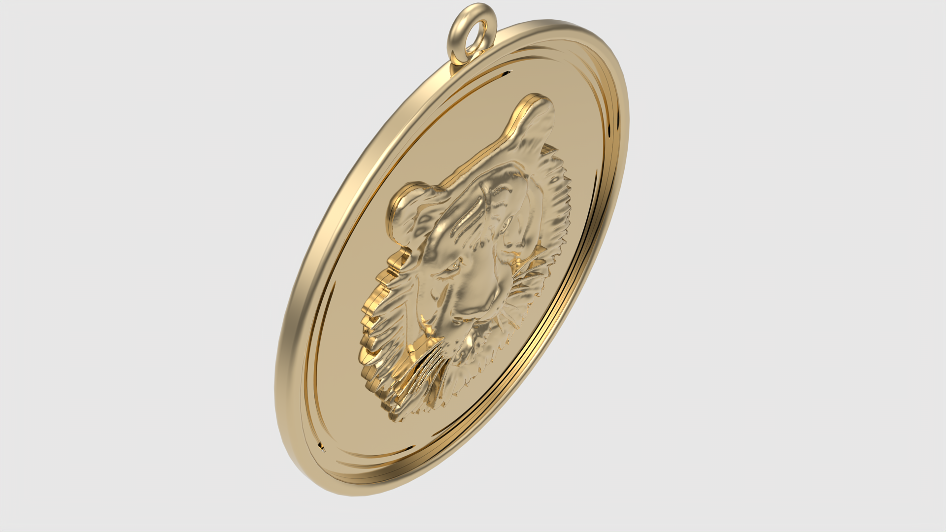 3D file Majestic Tiger Face Pendant 3D print 🐅 ・3D print model to ...