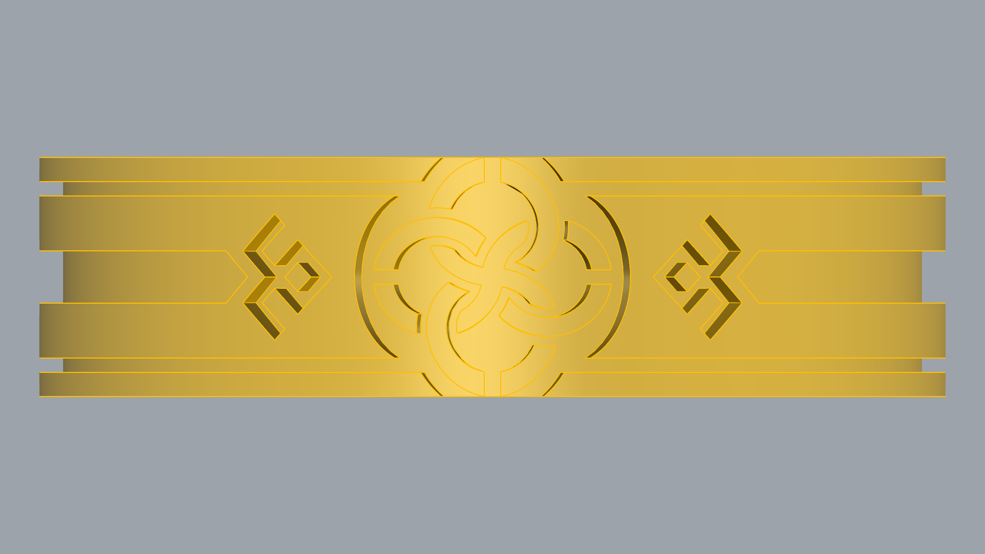 3D file Thick Slavic Runes Wedding Band 3D print 💒 ・Design to download ...