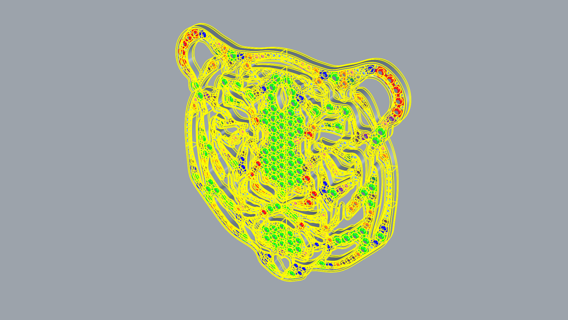 3D file Tiger Face Pendant with Intricate Details 3D print 🐅 ・3D ...