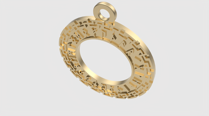 3D file Viking Runes Circular Pendant 3D print 🎨 ・Model to download and ...