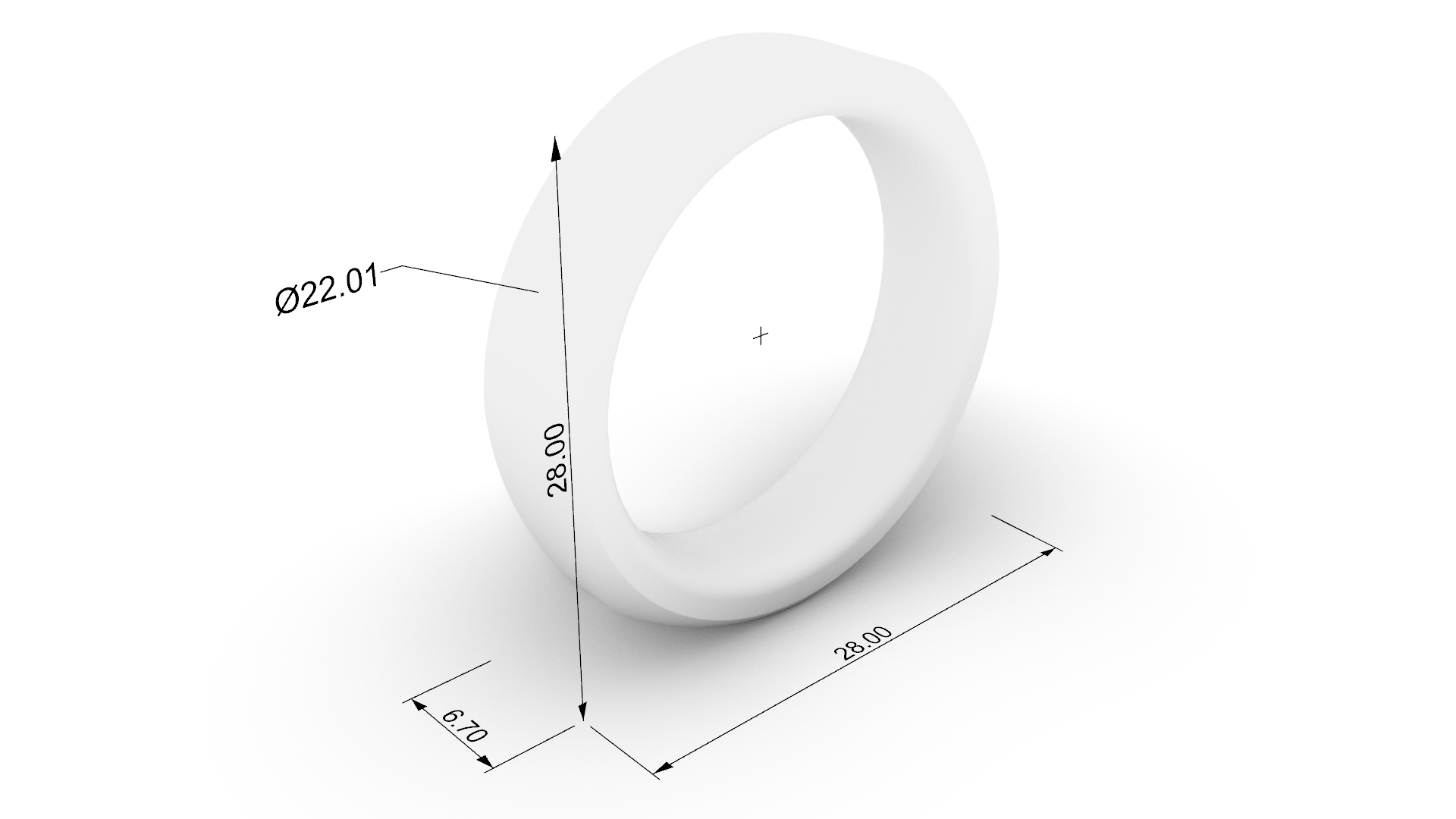 3D file Modern Minimalist Band 3D print 💍 ・3D printer design to ...