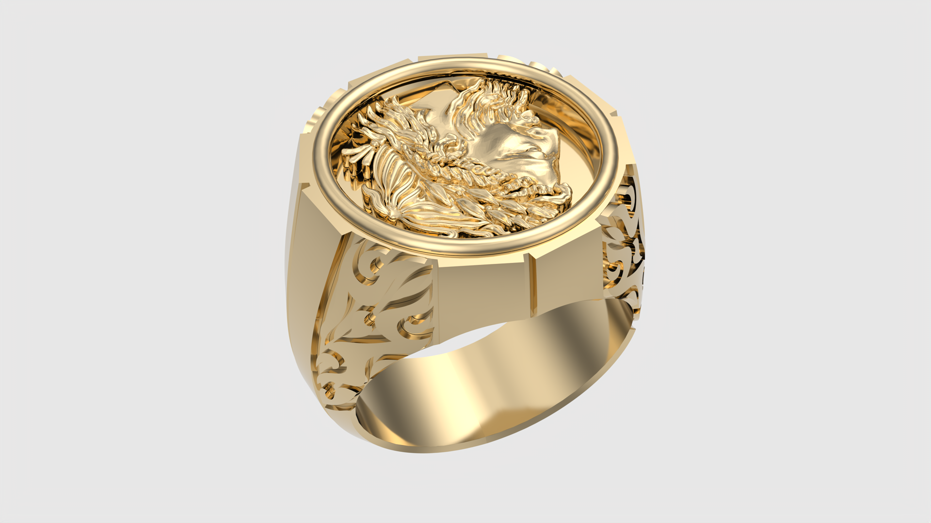 Archivo 3D Ancient Greek Zeus Ring 3D print 🏛️ ・Plan de impresión en 3D ...