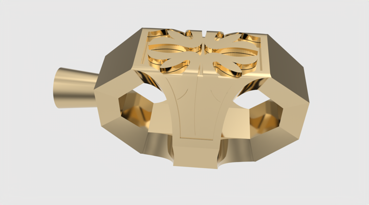 3D file Artistic Chain Link with Pattern 3D print 🔗 ・3D print design to ...