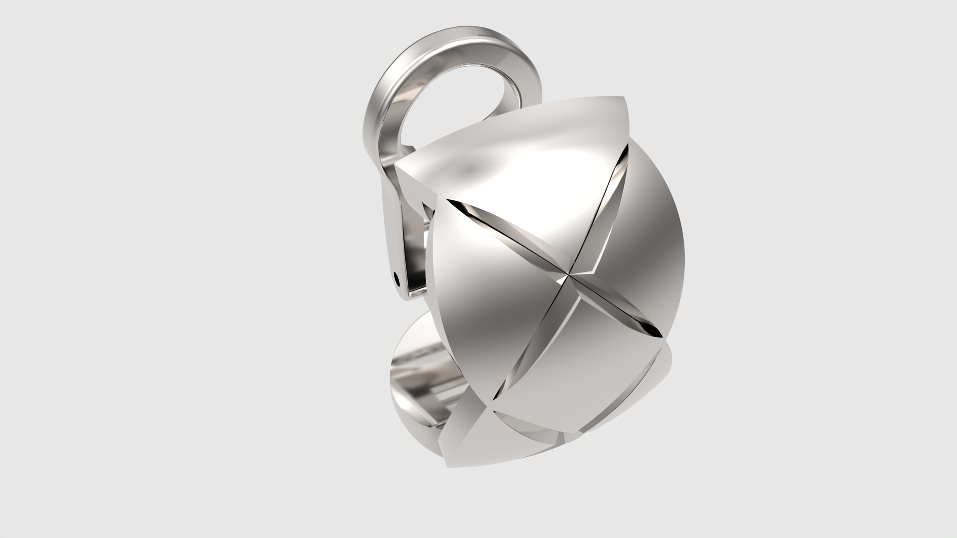 STL file Geometric X-Shape Earrings 3D print 💍 ・3D printer design to ...