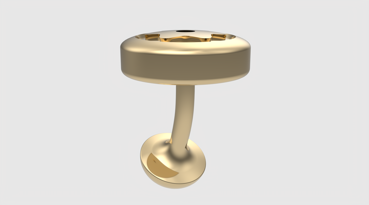 3D file Starry Elegance Cuff-link 3D print 🌃 ・3D print model to ...