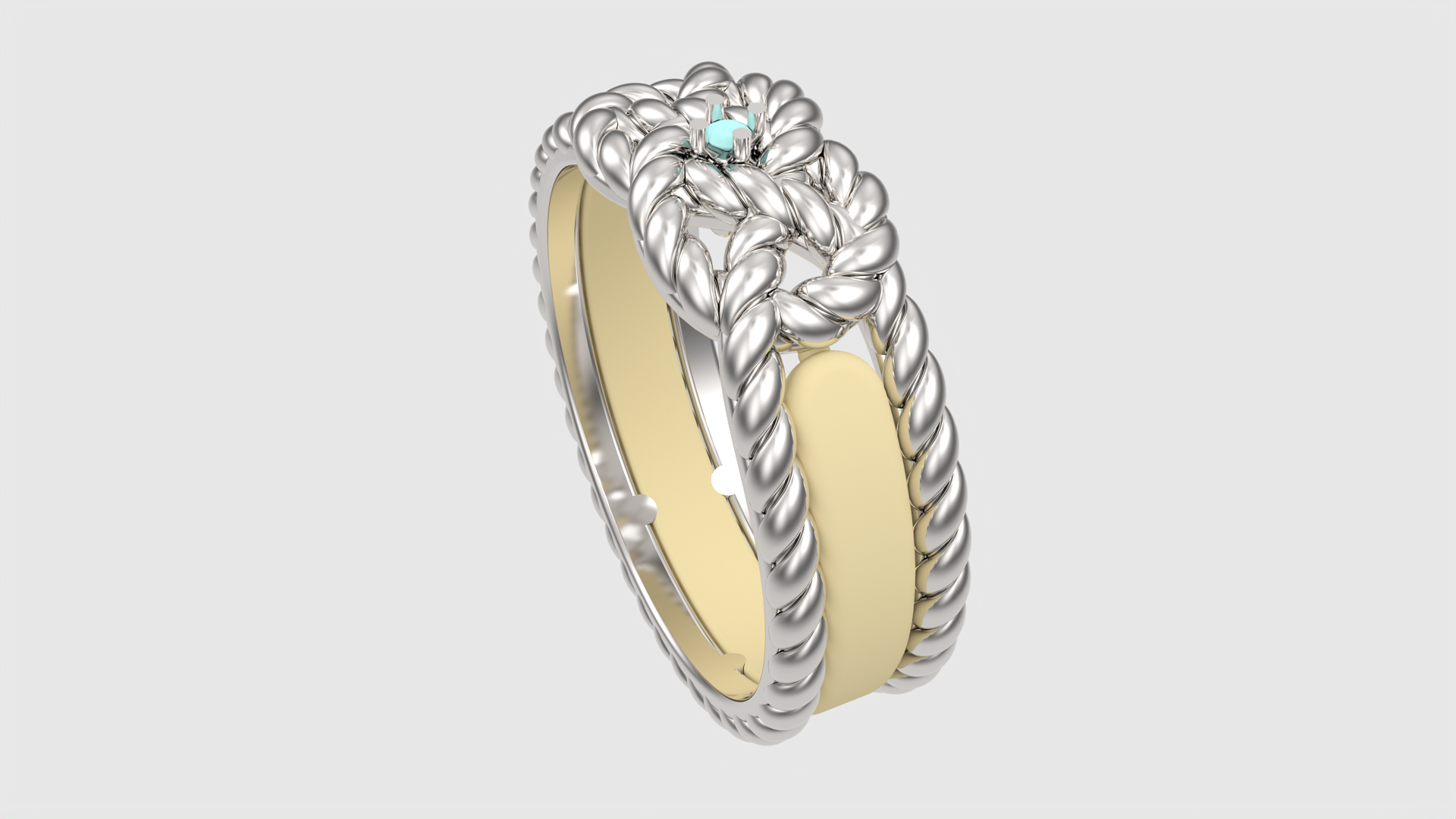 3D file Braided Knot Wedding Ring 3D print 🪢 ・3D printer design to ...