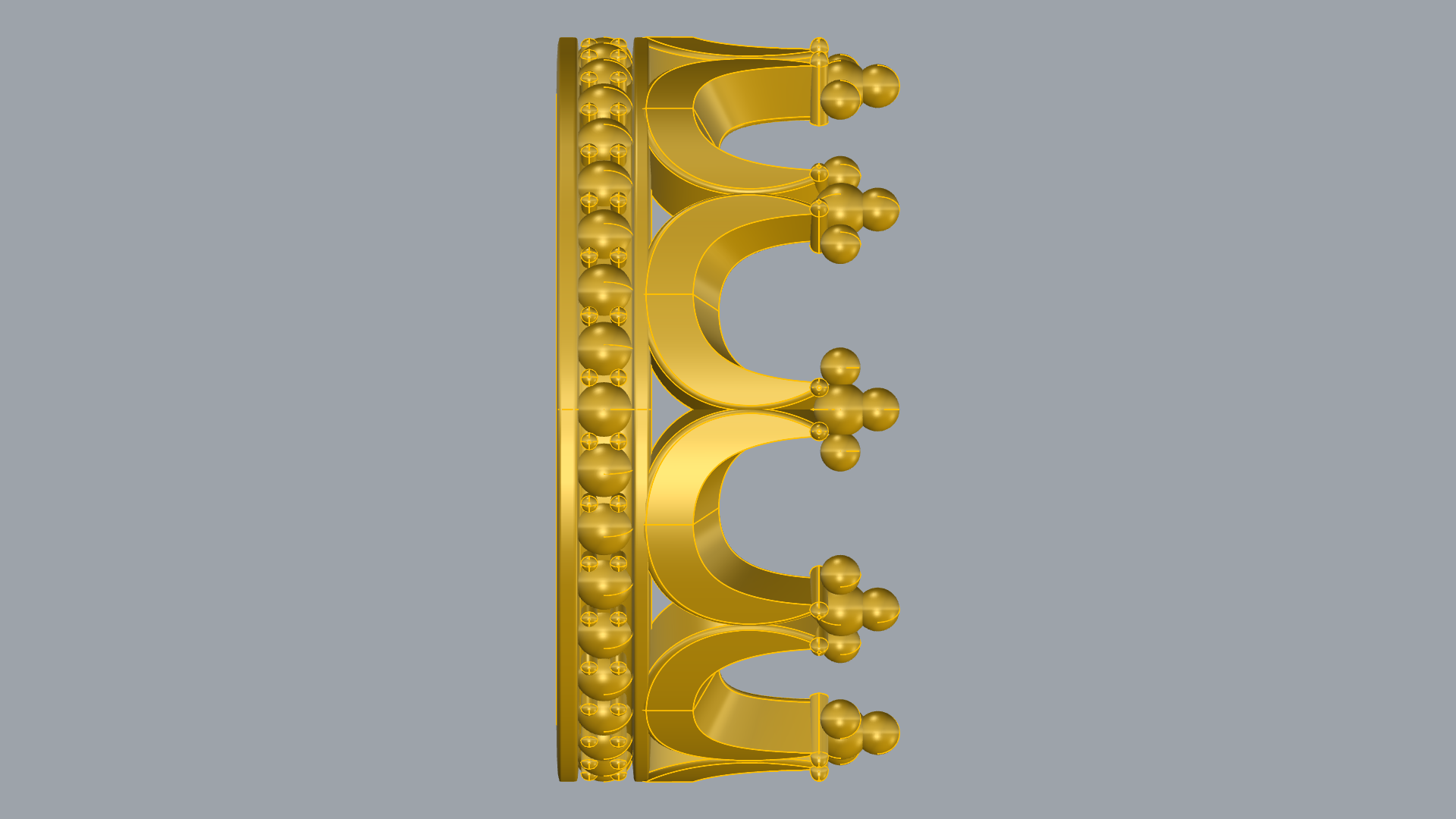 3D file Royal Crown-Themed Ring 3D print 💍 ・3D printer design to ...