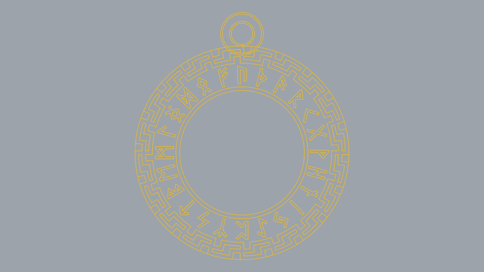 3D file Viking Runes Circular Pendant 3D print 🎨 ・Model to download and ...