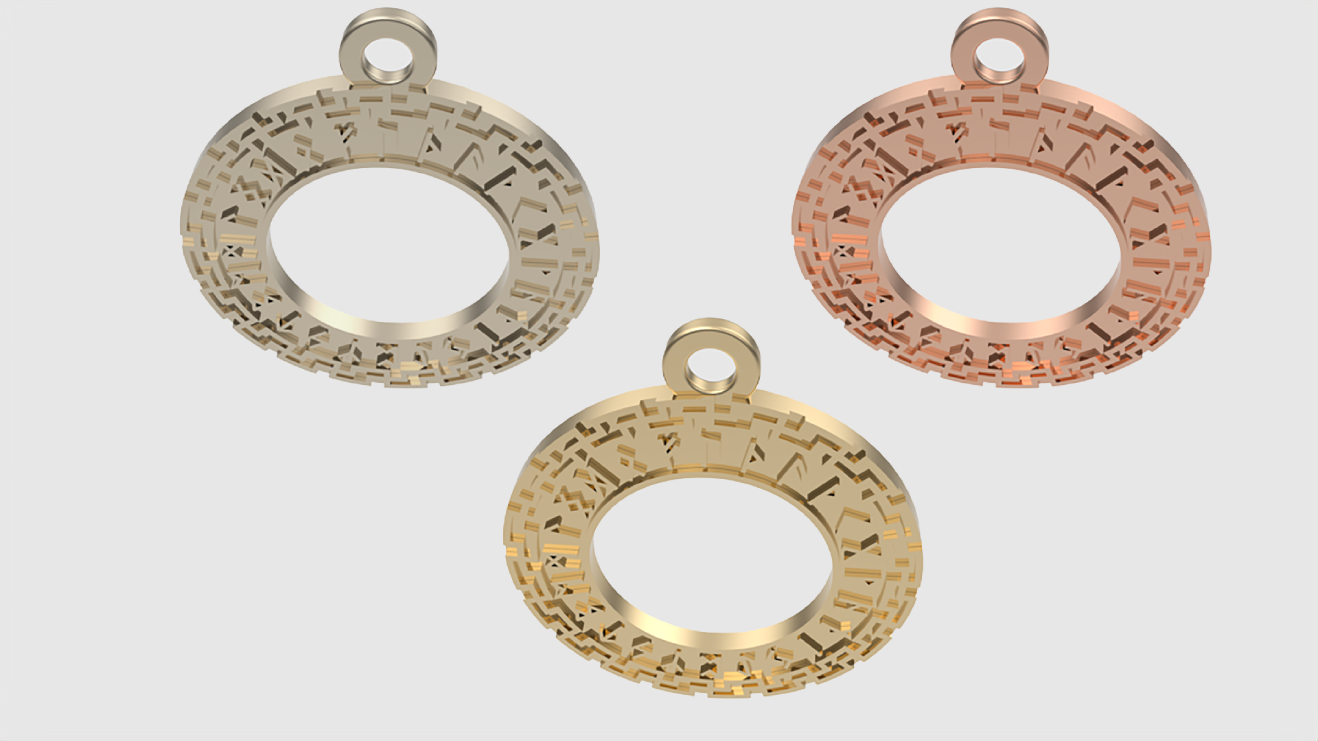 3D file Viking Runes Circular Pendant 3D print 🎨 ・Model to download and ...