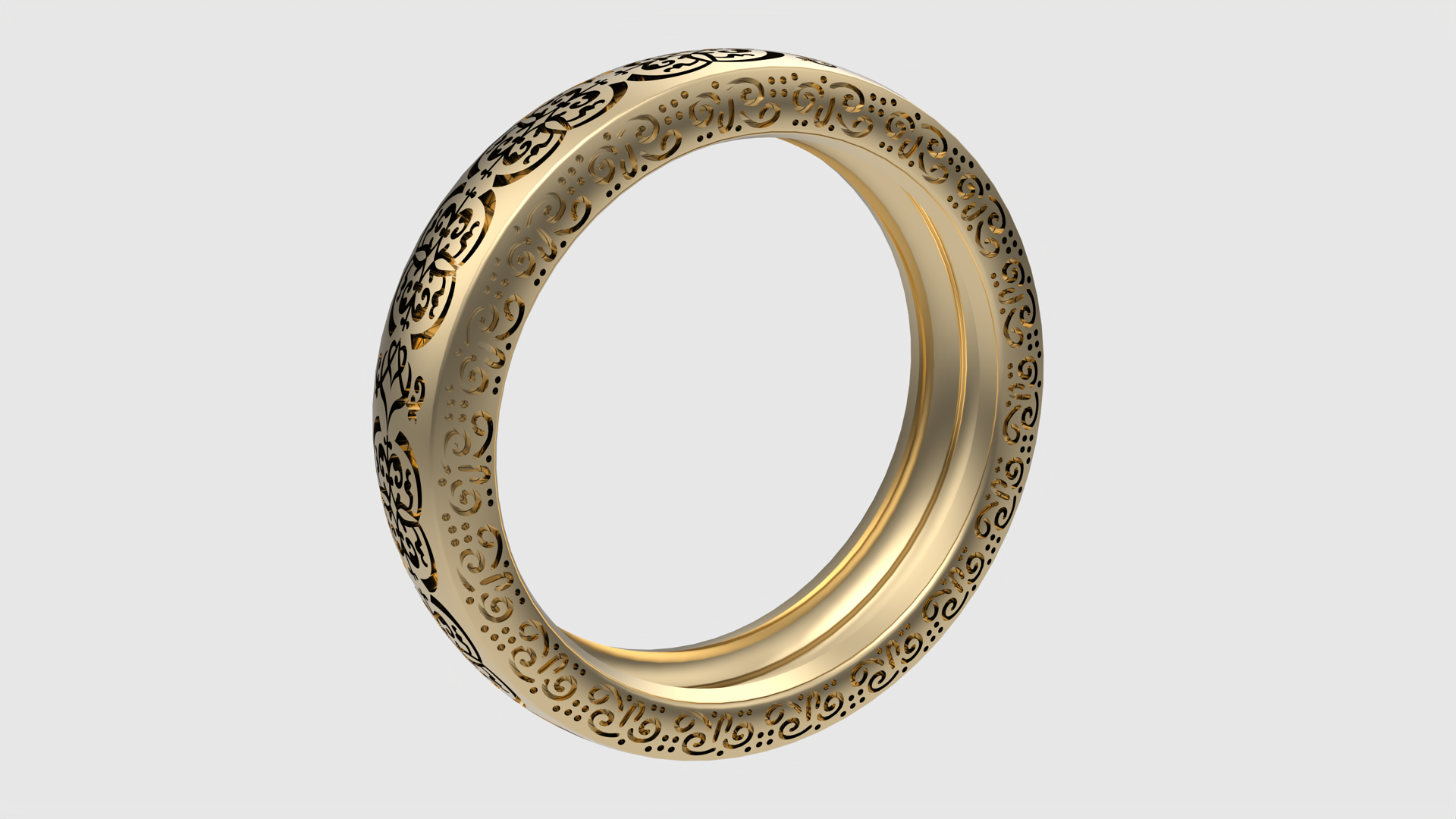 3D file Delicate Weave Pattern Ring 3D print 💍 ・3D printing idea to ...