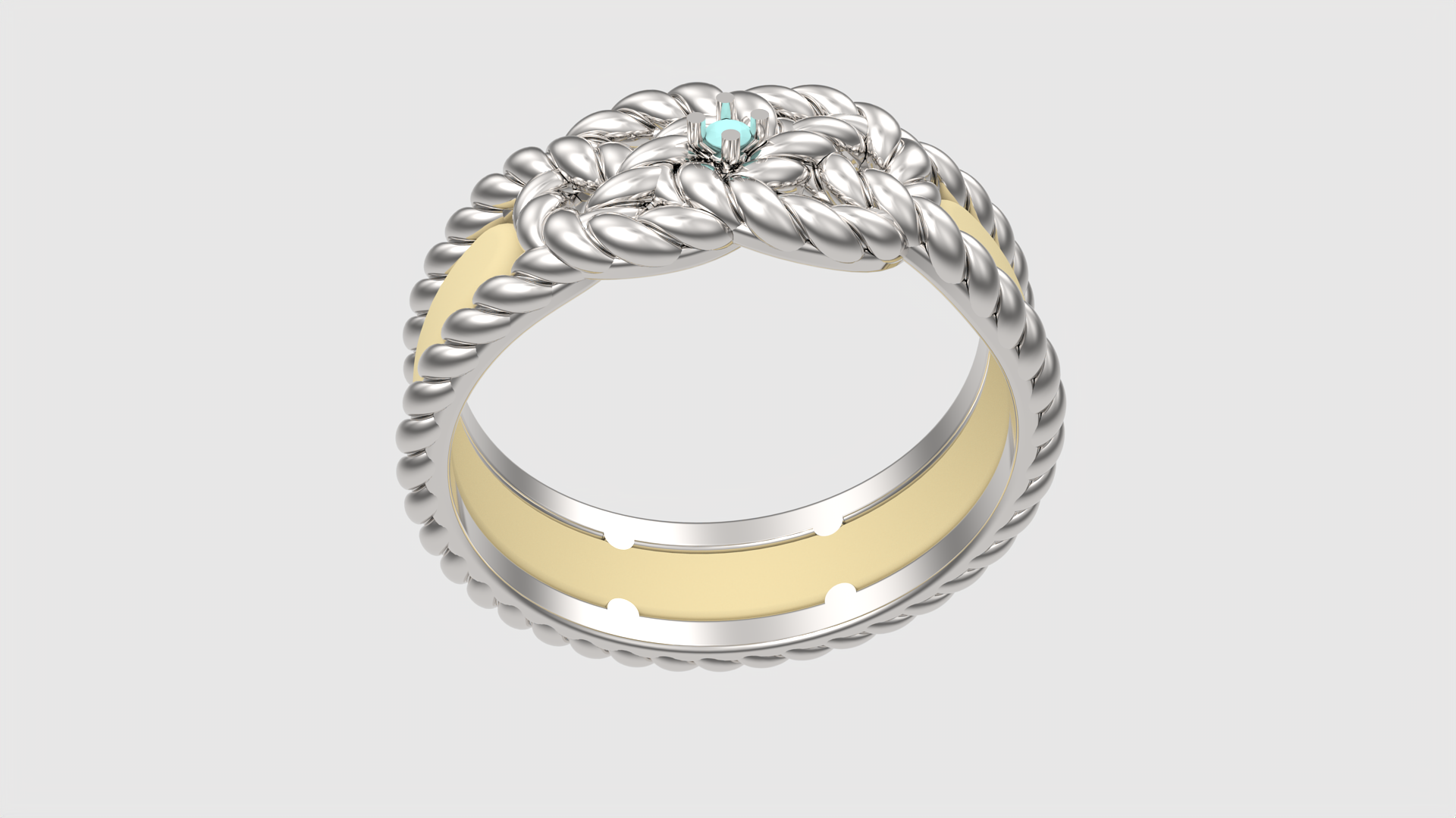 3D file Braided Knot Wedding Ring 3D print 🪢 ・3D printer design to ...